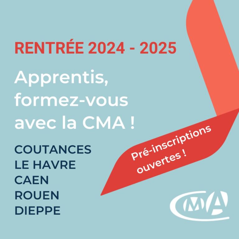 Les nouvelles formations proposées par CMA Formation en Normandie à la rentrée 2024/2025 - CMA ...