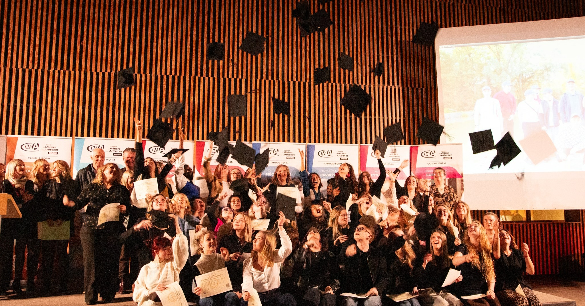 Remise de diplômes IFORM - CMA Normandie formation
